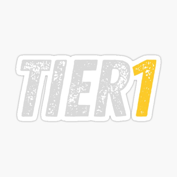 "Tier 1 | Covid-19 | Coronavirus" Sticker for Sale by itsokaybyme ...