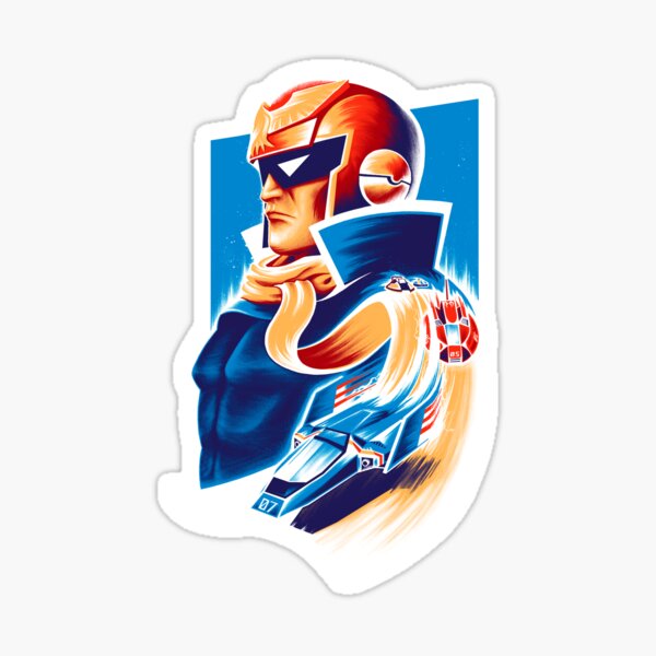 Blue Falcon Stickers | Redbubble