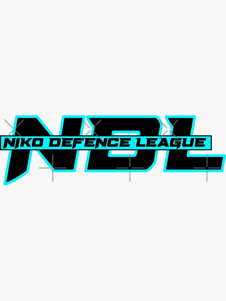 "NDL (NIKO DEFENCE LEAGUE)" Sticker for Sale by arutsu | Redbubble