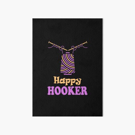 "Happy Hooker Essential Classic Sticker And Shirt Design" Art Board ...