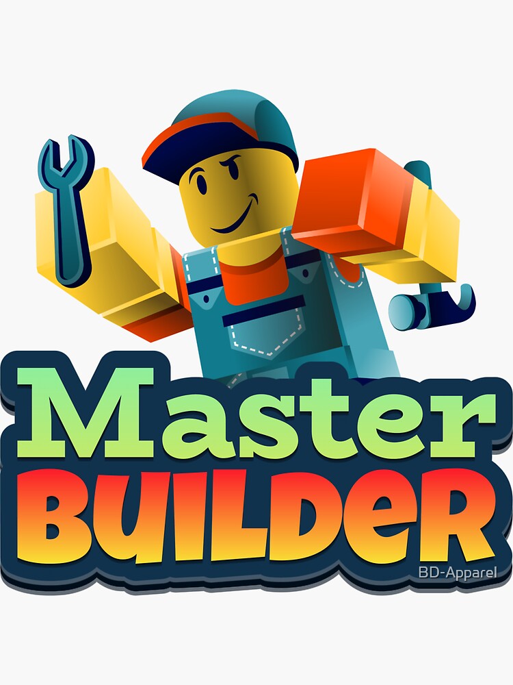 "Master Builder" Sticker for Sale by BD-Apparel | Redbubble