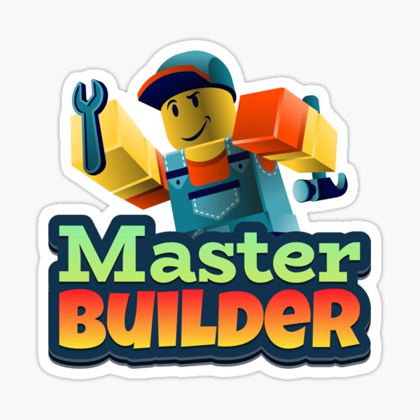 "Master Builder" Sticker for Sale by BD-Apparel | Redbubble