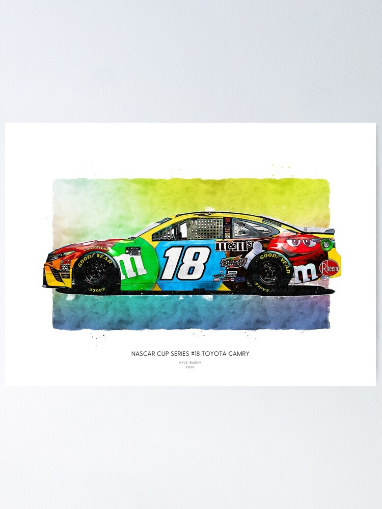 Póster «Coche Kyle Busch 2020 NASCAR Cup Series - Arte lateral» de ...