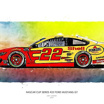 "Joey Logano 2020 NASCAR Cup Series Car - Side Art" Sticker for Sale by ...