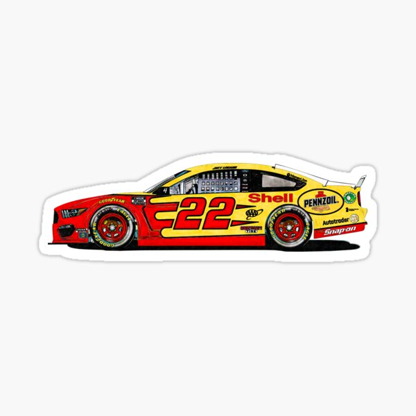"Joey Logano 2020 NASCAR Cup Series Car - Side Art" Sticker for Sale by ...