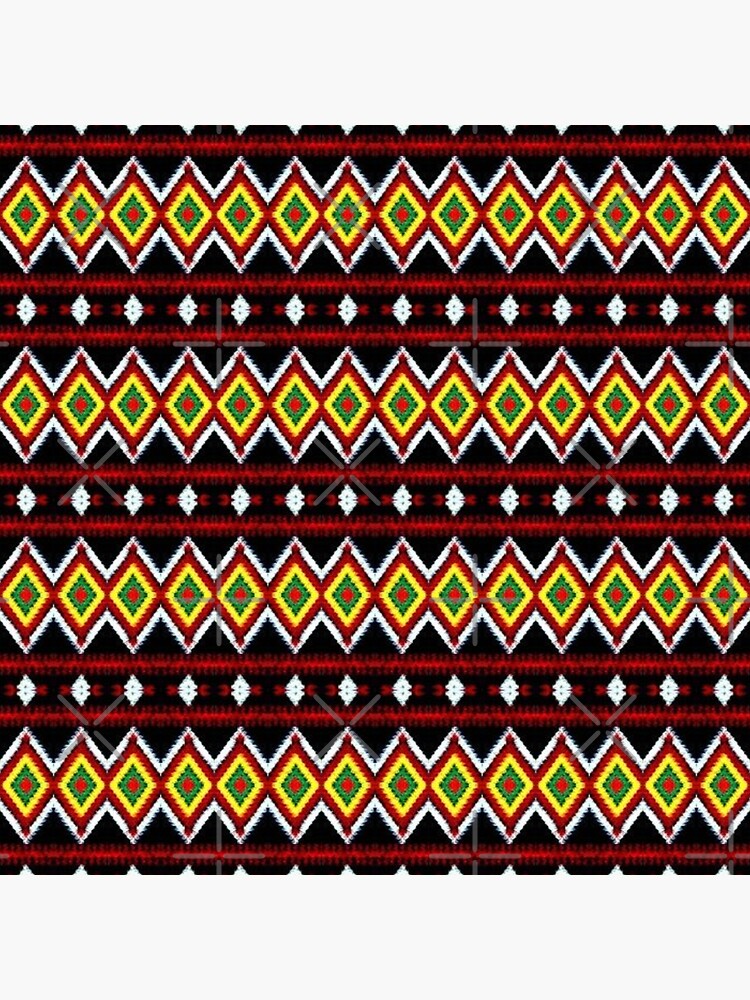 "Pattern filipino - traditional philippine colors" Poster by Geometrina ...