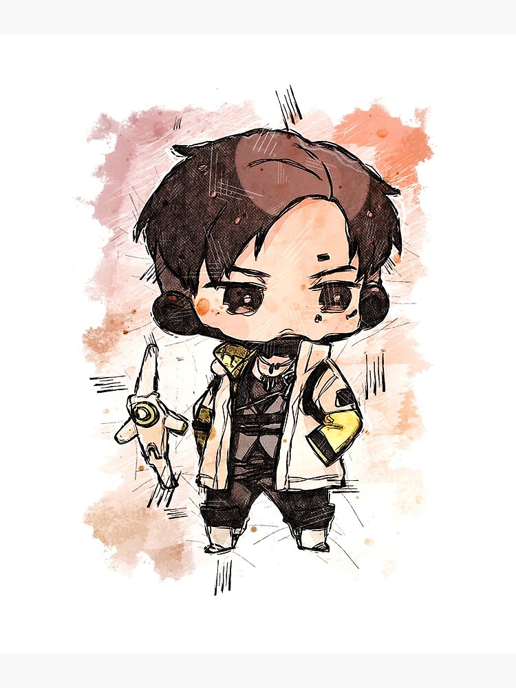 "Apex Legends - Crypto - Chibi Watercolor Sketch" Art Print for Sale by ...