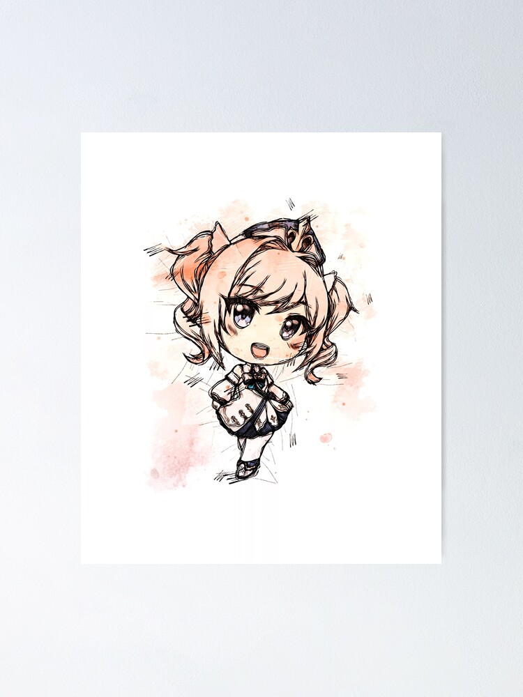 "Barbara - Chibi - Genshin Impact - Watercolor Sketch" Poster for Sale ...