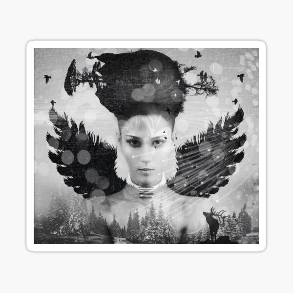 "Skadi II" Sticker for Sale by vinpez | Redbubble