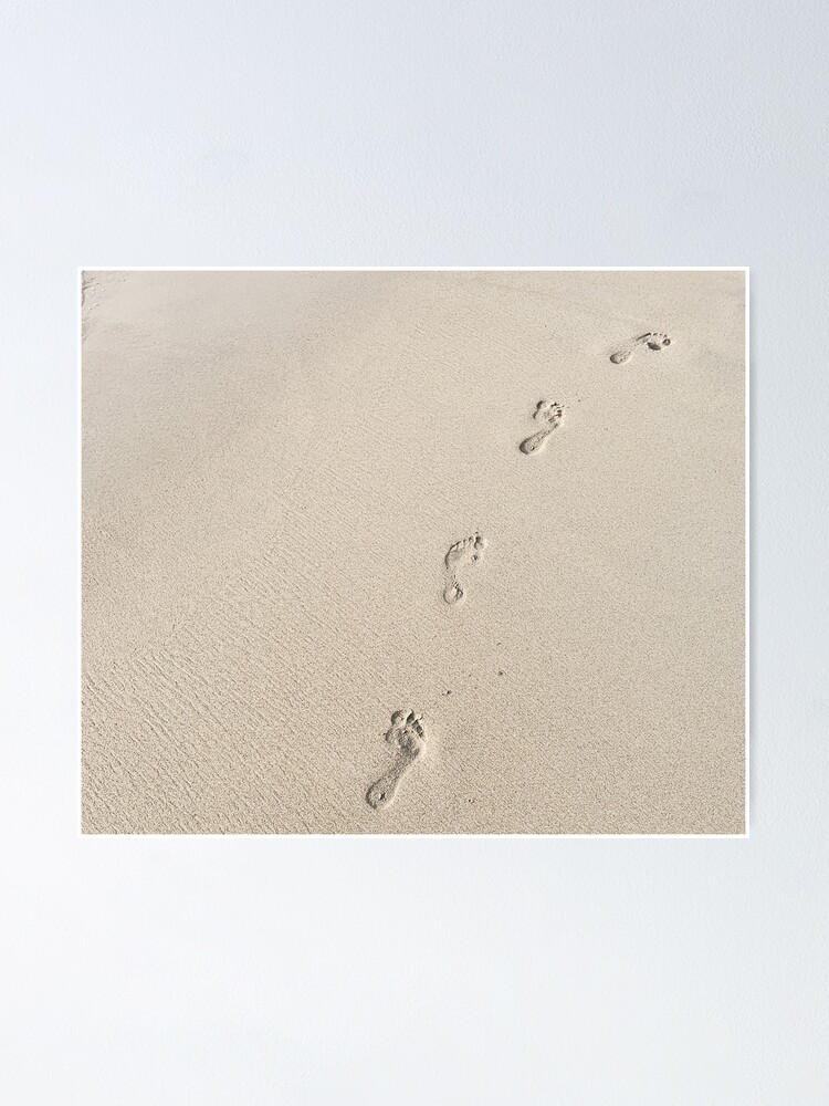 "Walk this way - sandy steps" Poster for Sale by HintofNature | Redbubble