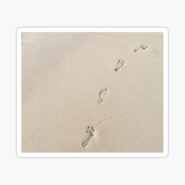 "Walk this way - sandy steps" Sticker for Sale by HintofNature | Redbubble