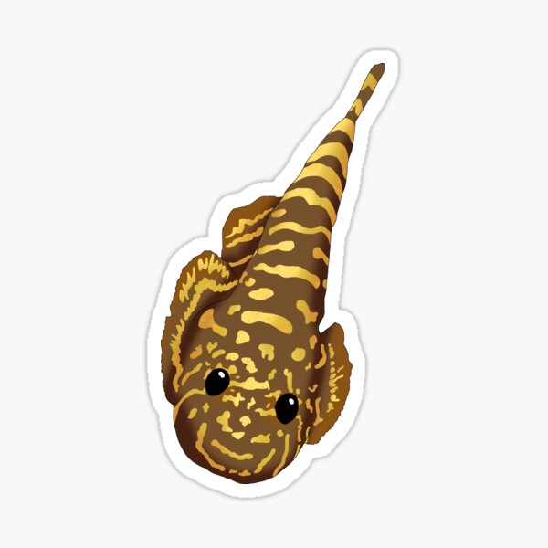 "Striped Borneo Sucker" Sticker for Sale by Moopichino | Redbubble