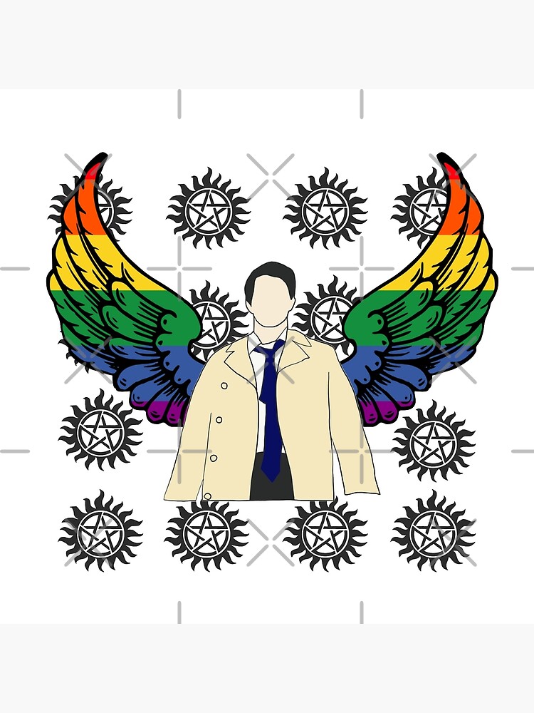 Castiel Wings Drawing