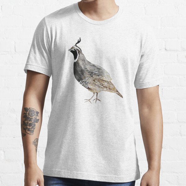 "Watercolor Quail" T-shirt for Sale by natalievmason | Redbubble ...