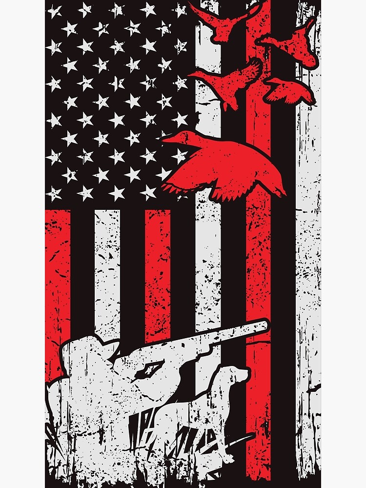"Hunter Gift American Flag Hunting, Deer Hunting American Flag Gift ...