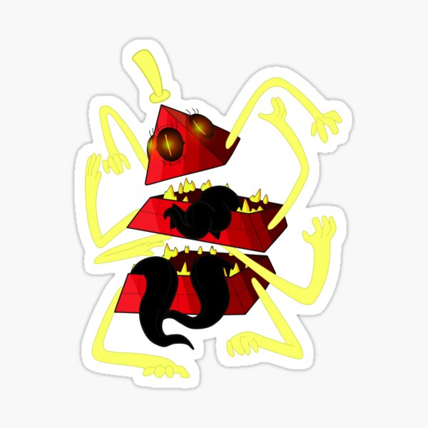 "Nightmare Bill Cipher" Sticker for Sale by PrinceOfLonely | Redbubble