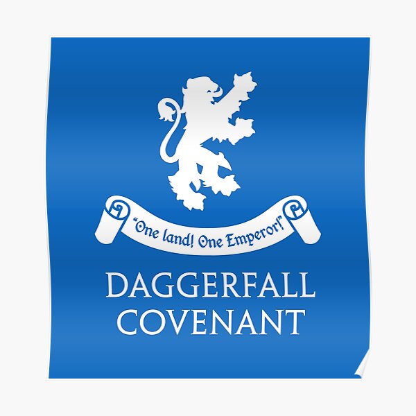 "Daggerfall Covenant Banner" Poster for Sale by illusupply | Redbubble
