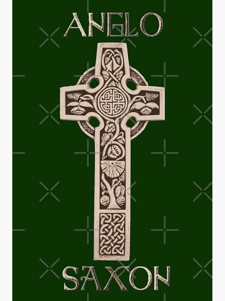 "Anglo Saxon Cross" Poster for Sale by sirglennbo | Redbubble