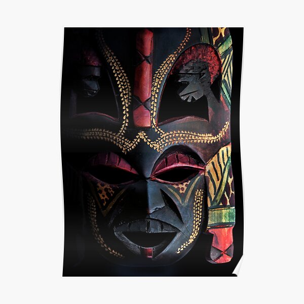 "African mask" Poster for Sale by ramdesigner | Redbubble