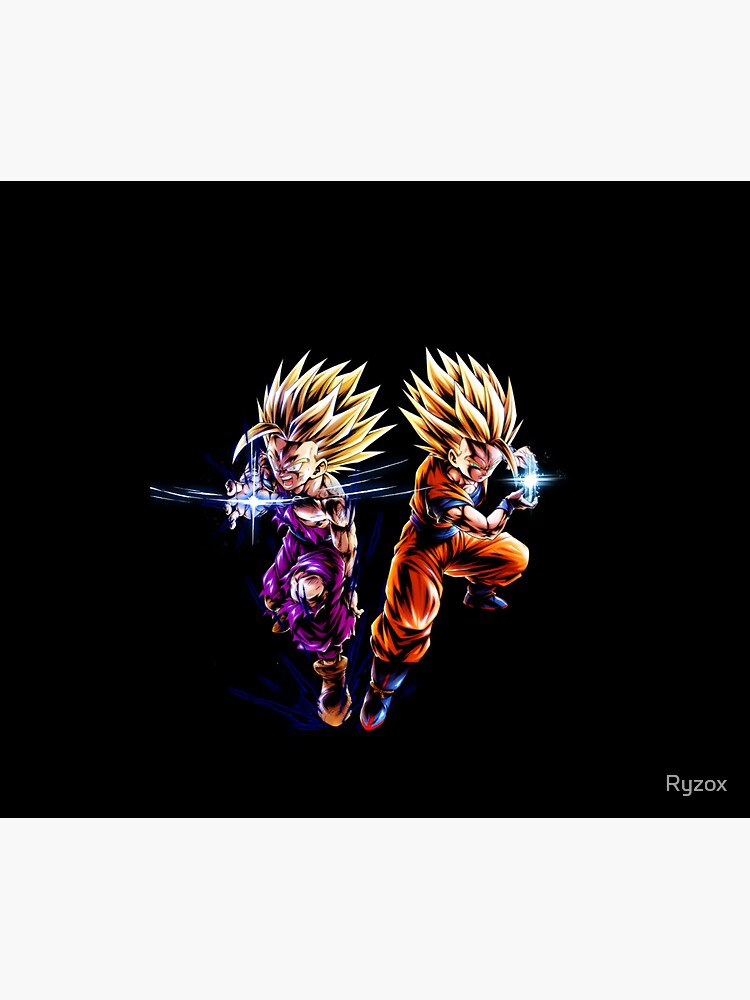 "Super Saiyan Goku and Gohan - Dragon Ball" Sticker for Sale by Ryzox ...