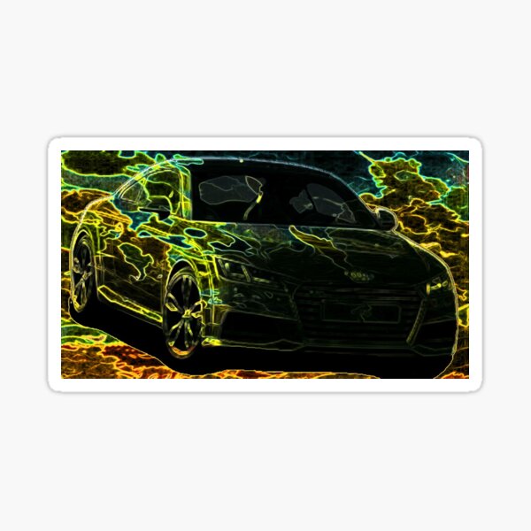 "Audi TTS" Sticker by Guppy-gup | Redbubble