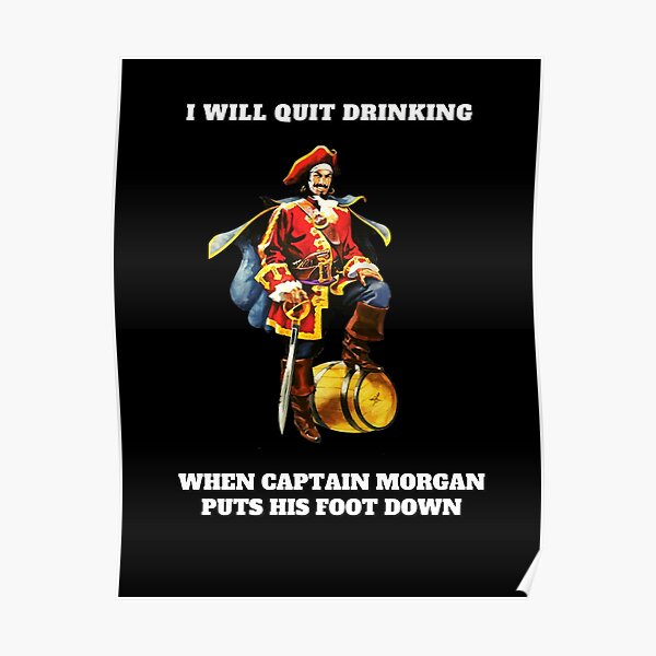 Captain Morgan Rum Posters | Redbubble