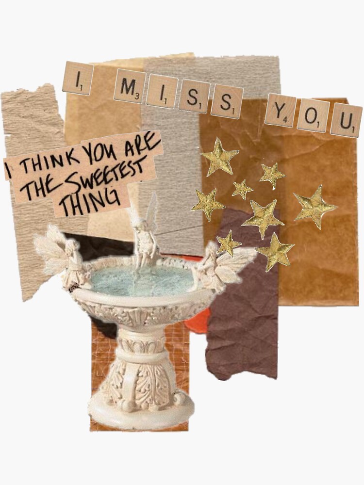 "Aesthetic Collage " Sticker by noratiffen | Redbubble