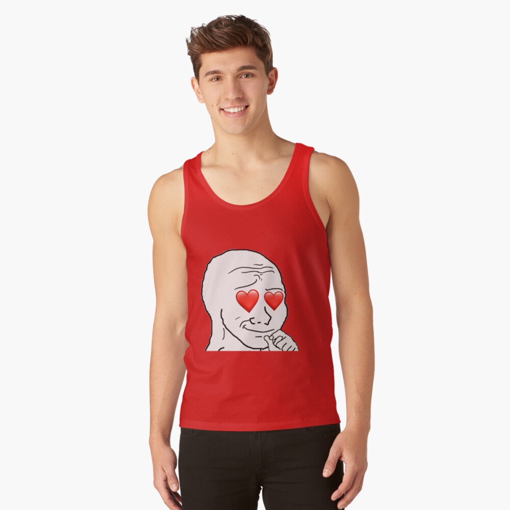 "Simp Wojak" Sticker by marjard | Redbubble