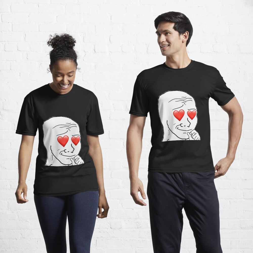 "Simp Wojak" Sticker by marjard | Redbubble