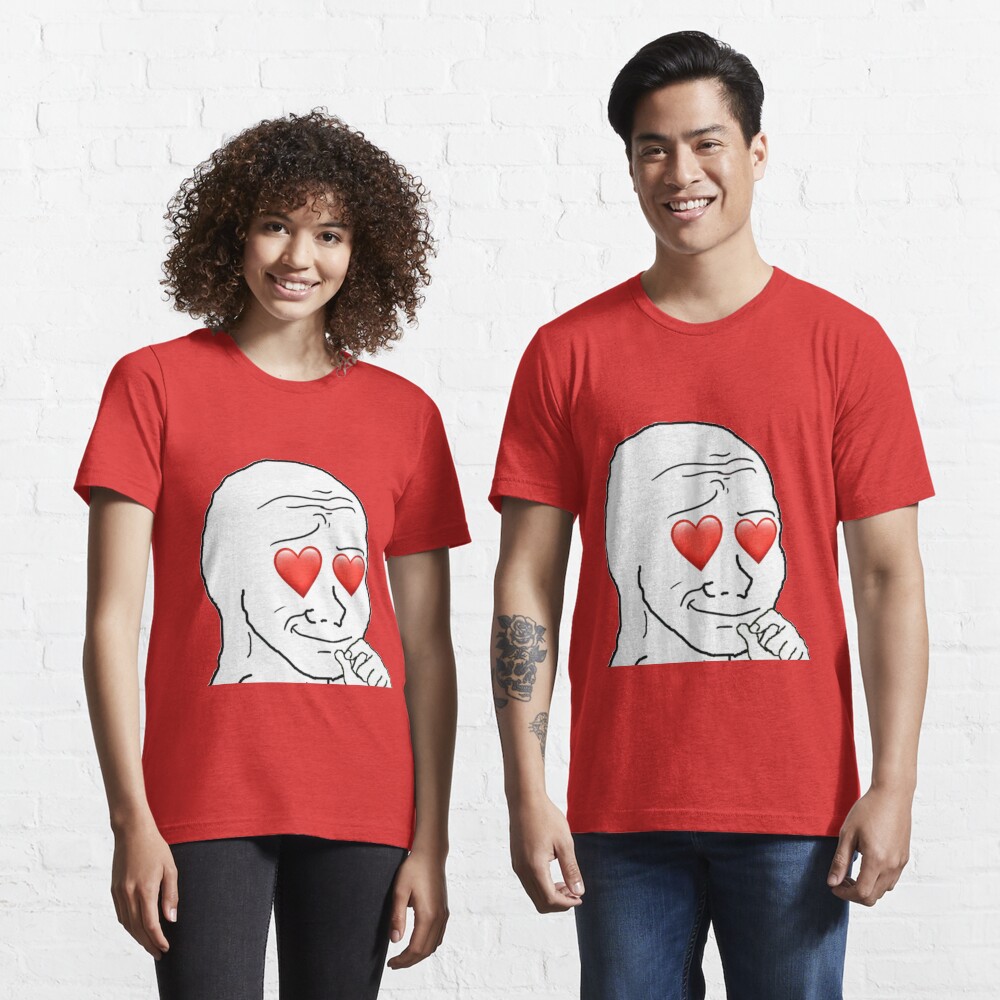 "Simp Wojak" Sticker by marjard | Redbubble