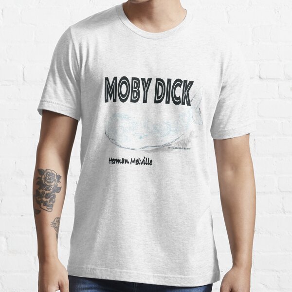 "Moby Dick" T-shirt for Sale by KayeDreamsART | Redbubble | melville t ...