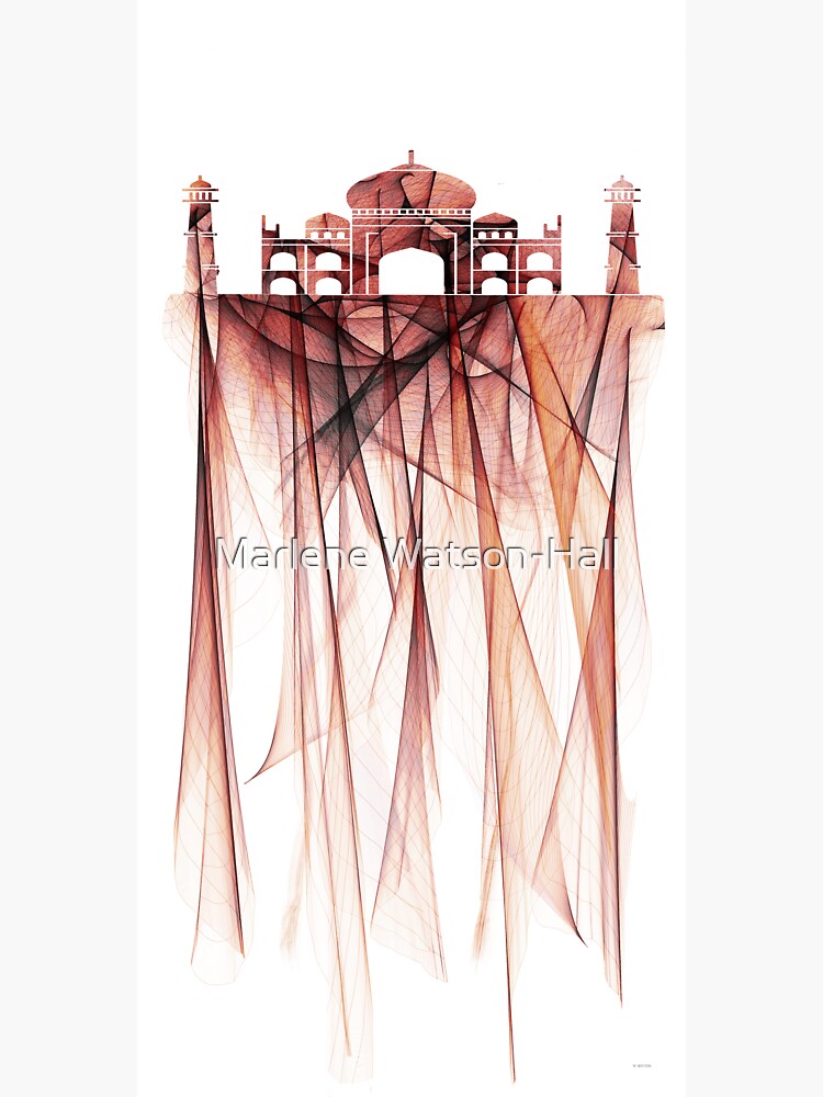 "Taj Mahal - Livanto" Sticker for Sale by marlenewatson | Redbubble