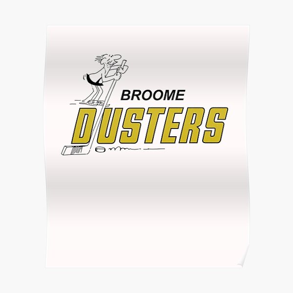 "Broome Dusters North American Hockey League Vintage Logo" Poster by ...