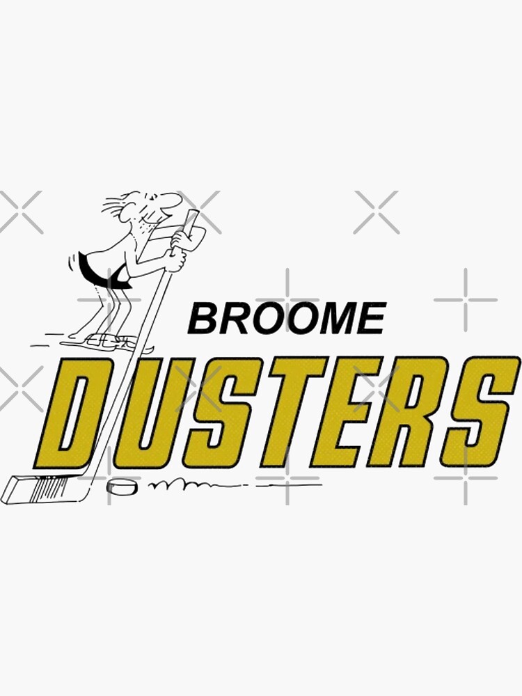 "Broome Dusters North American Hockey League Vintage Logo" Sticker for ...