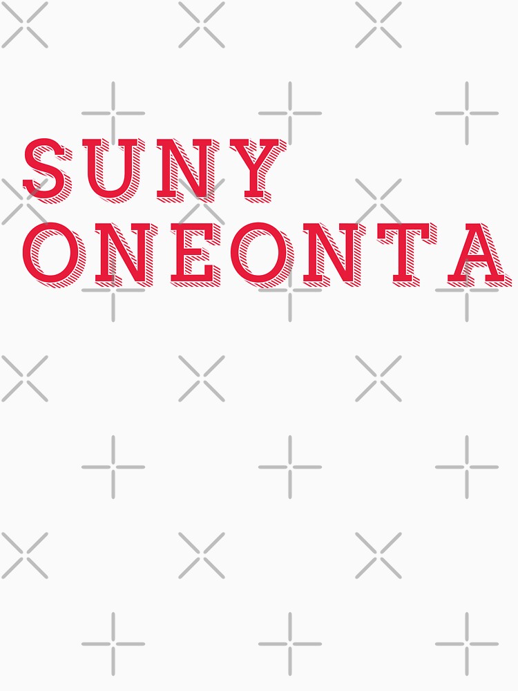 "SUNY Oneonta - DECORATIVE " T-shirt for Sale by michelemoira ...