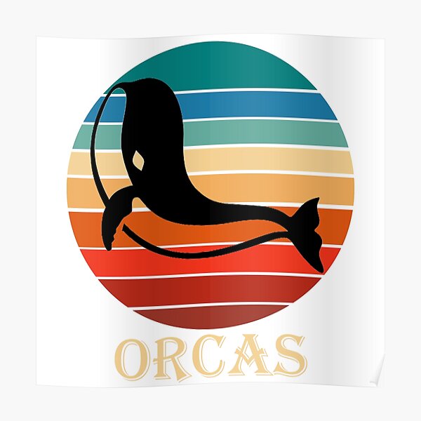 Póster «Save The Orcas - Regalos de ballenas orcas para activistas de ...