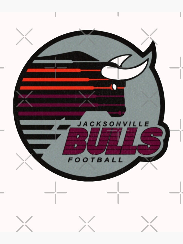 Poster for Sale avec l'œuvre « Jacksonville Bulls United States ...