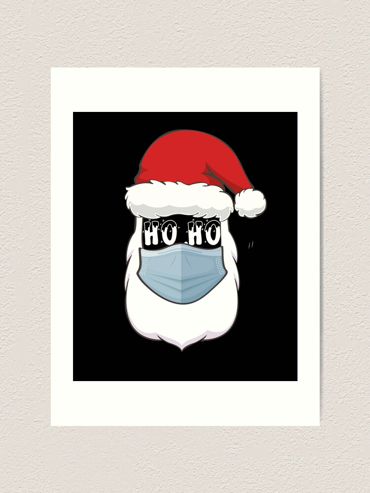 "Santa Face Mask Funny Christmas 2022, Christmas 2022, Funny Santa ...