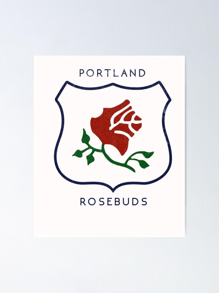 "Portland Rosebuds Western Hockey League Vintage Logo " Poster by ...