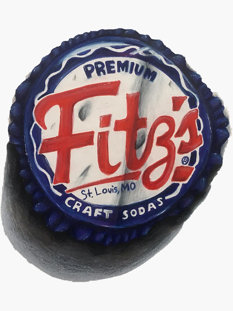 "Bottle cap " Sticker for Sale by Abigail Peters | Redbubble