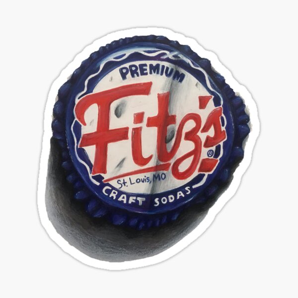 "Bottle cap " Sticker for Sale by Abigail Peters | Redbubble