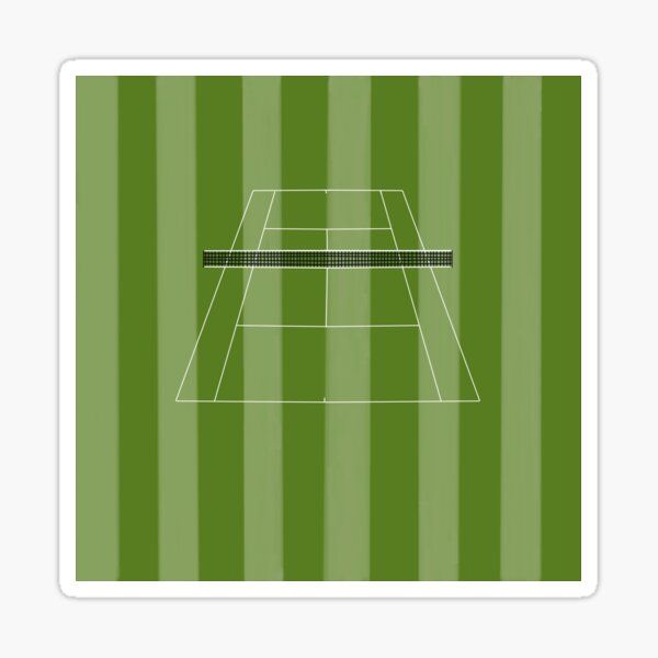 "Wimbledon Tennis Court" Sticker by AbbeyAgra | Redbubble