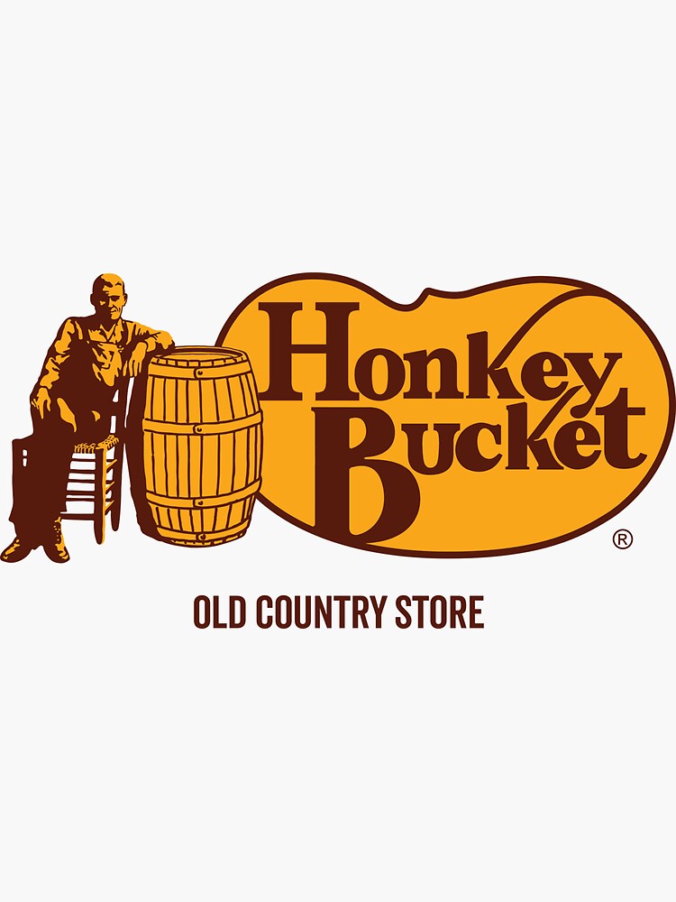 "Honkey Bucket" Sticker for Sale by Shannon2019 | Redbubble