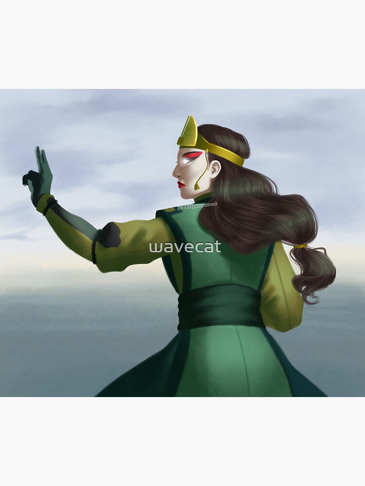 "Avatar Kyoshi" Sticker by wavecat | Redbubble