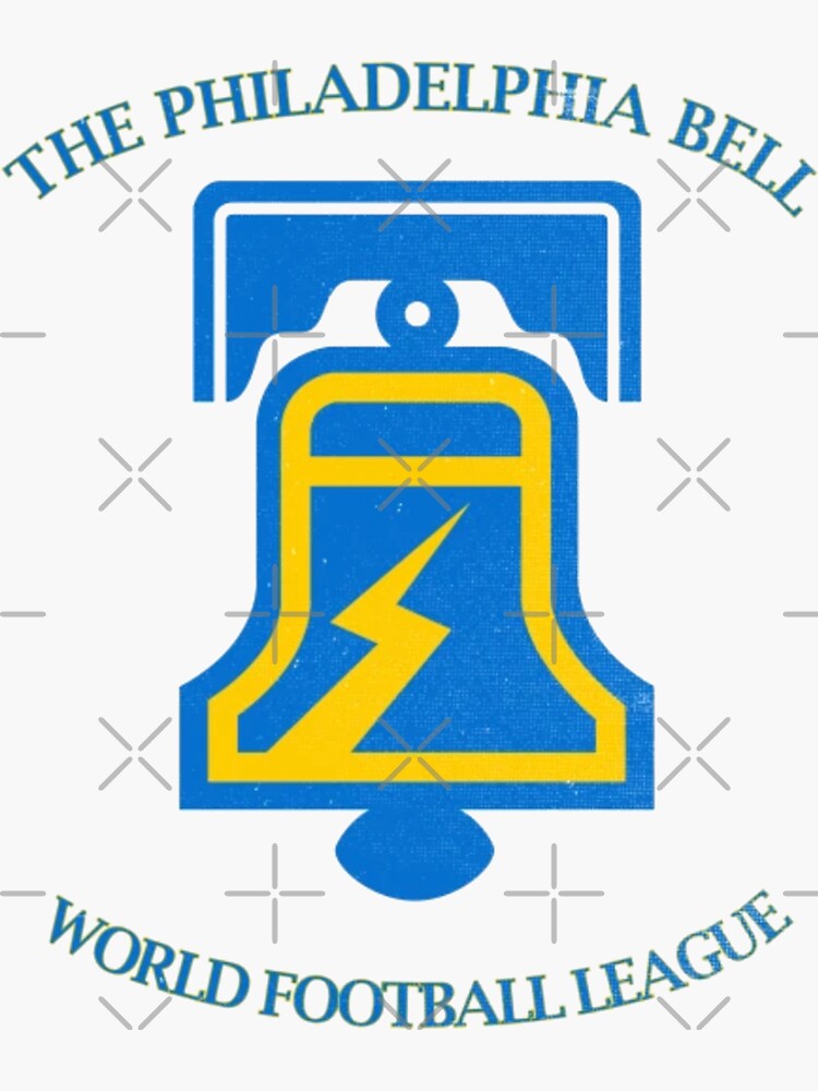"Philadelphia Bell World football League Vintage Logo" Sticker for Sale ...