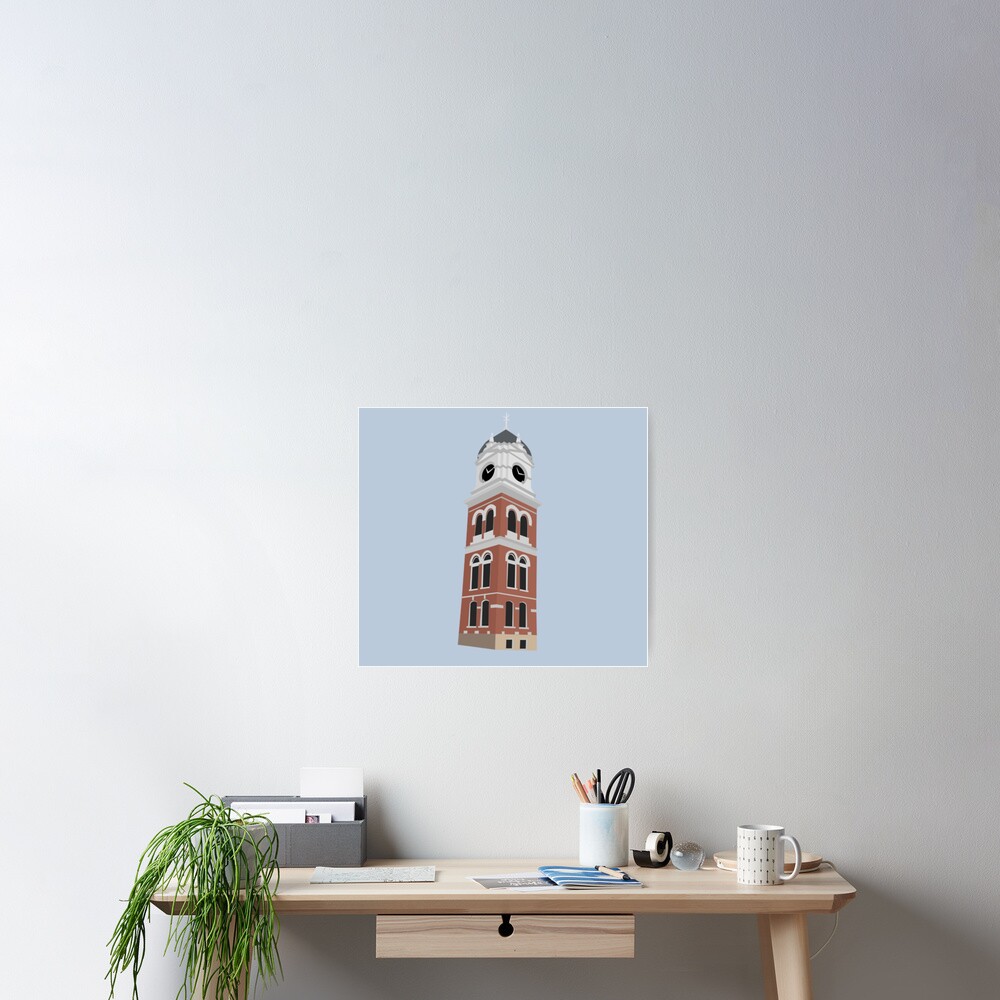 "TVD Clock Tower" Poster for Sale by AJ27 | Redbubble