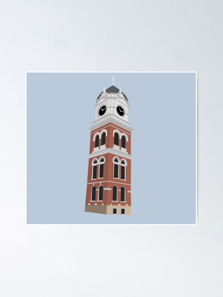 "TVD Clock Tower" Poster for Sale by AJ27 | Redbubble