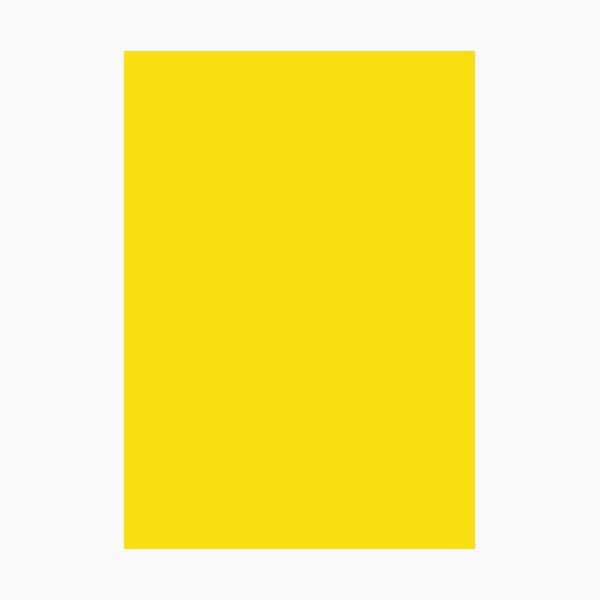 Lámina fotográfica «Iluminando el color amarillo sólido Pantone del año ...