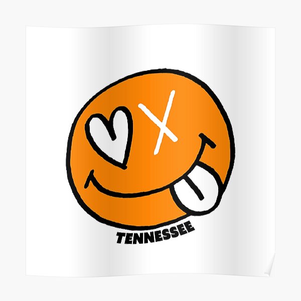 "Tennessee Smiley Face" Poster for Sale by julesanderson | Redbubble