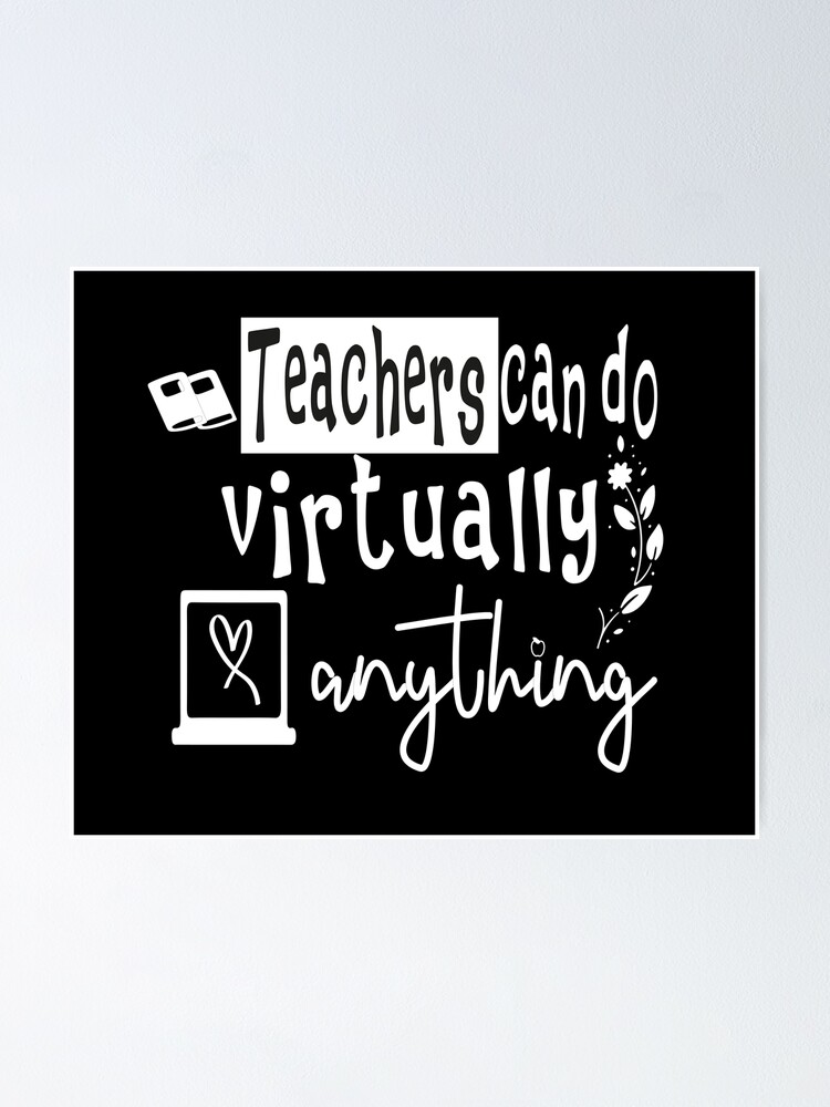 "Teachers Can Do Virtually Anything,Teacher Shirt,Teacher Gift, Gift ...